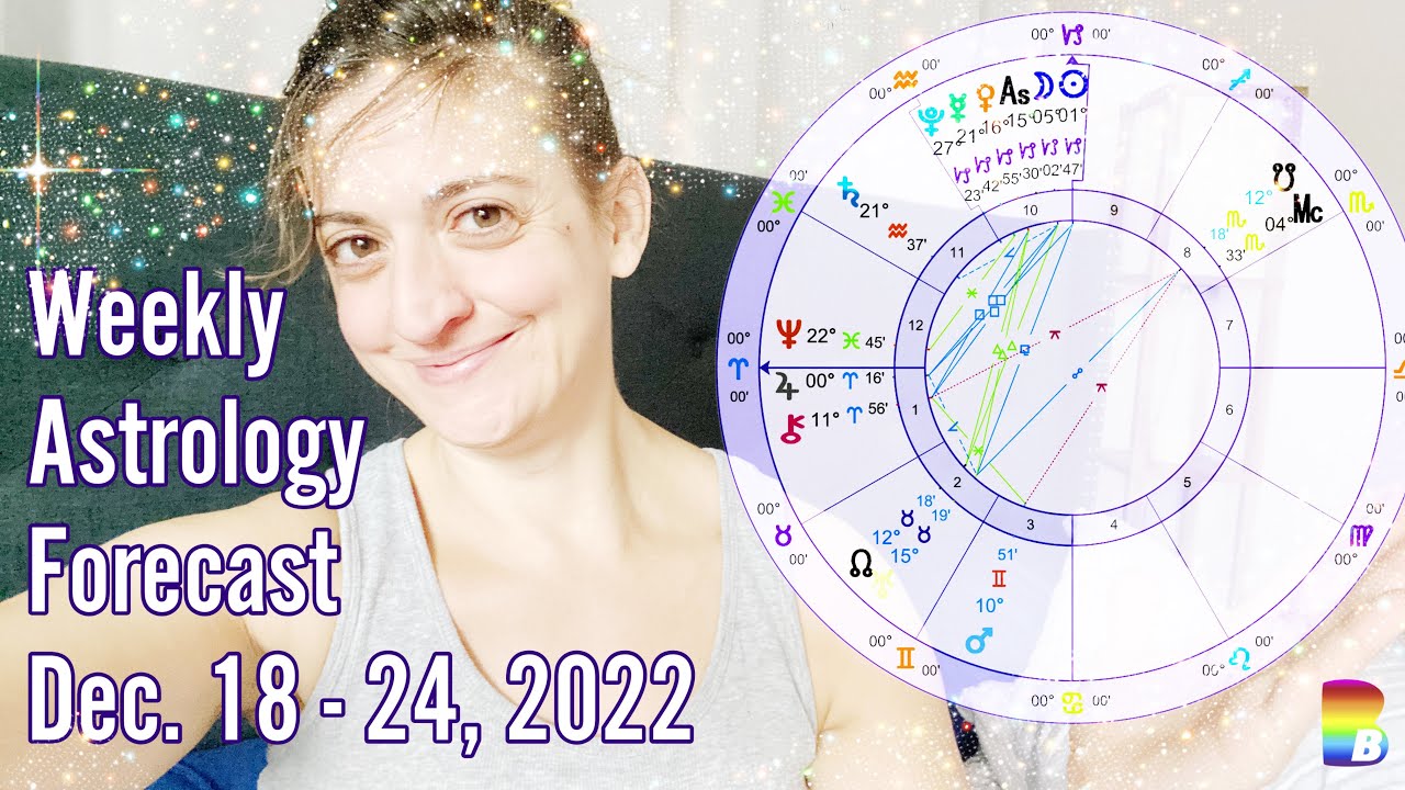 🔮 Weekly Astrology Forecast for Dec. 18 - 24, 2022 HAPPY HOLIDAYS # ...