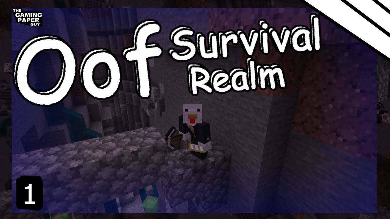 The Oof Minecraft Survival Realm | Minecraft Survival Realm Lets Play Episode 1 - YouTube