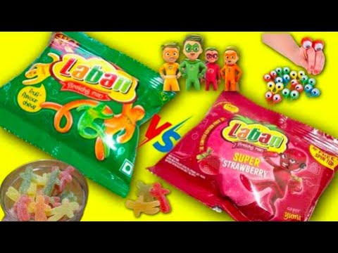 Laban strawberry flavour jelly stretchy man jelly free amazing toys ...