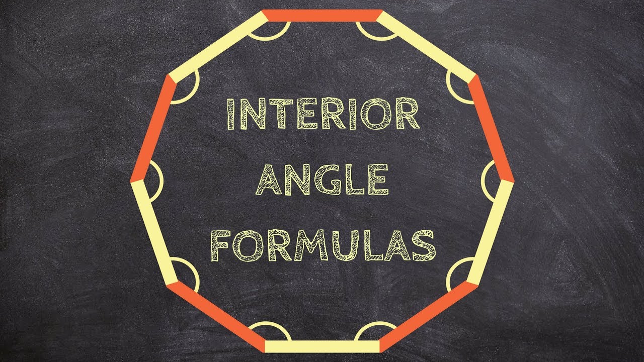 What is the different formulas for interior angles of a polygon - YouTube