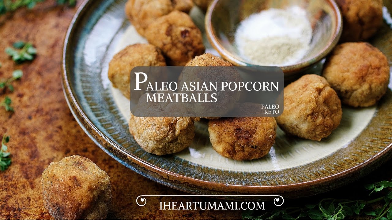 Paleo Taiwanese Popcorn Meatballs ! - YouTube
