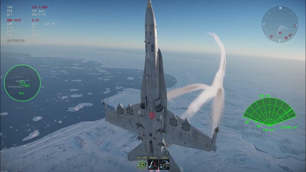 F-18 Cobra in war thunder dev server - YouTube