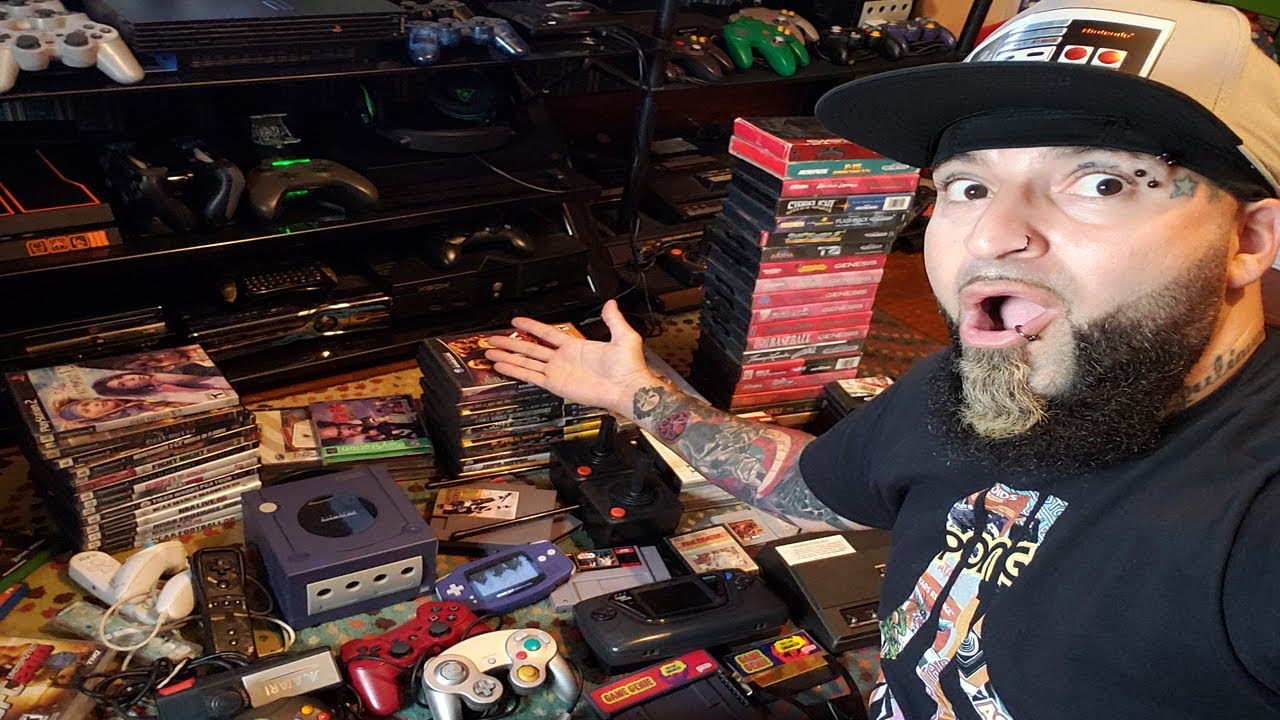Huge!! Flea Market Video Games & Console Finds For The Game room Ep 1 ...