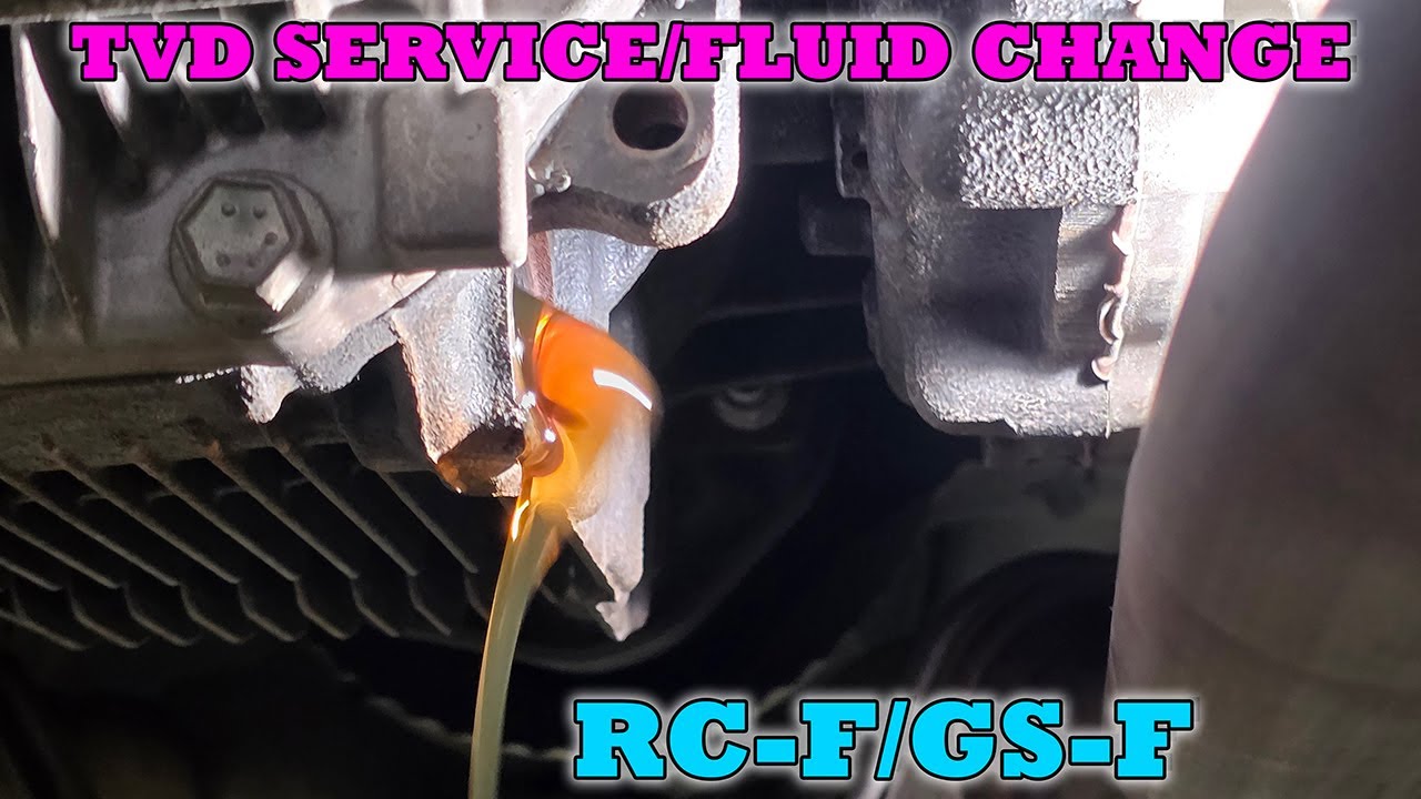 Torque Vectoring Differential TVD Service on Lexus RC-F and GS-F (HOW ...