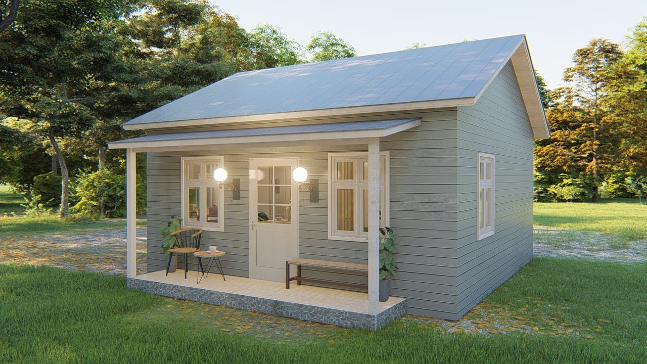 Gorgeous Tiny House Design ( 6 x 6 meters ) - YouTube