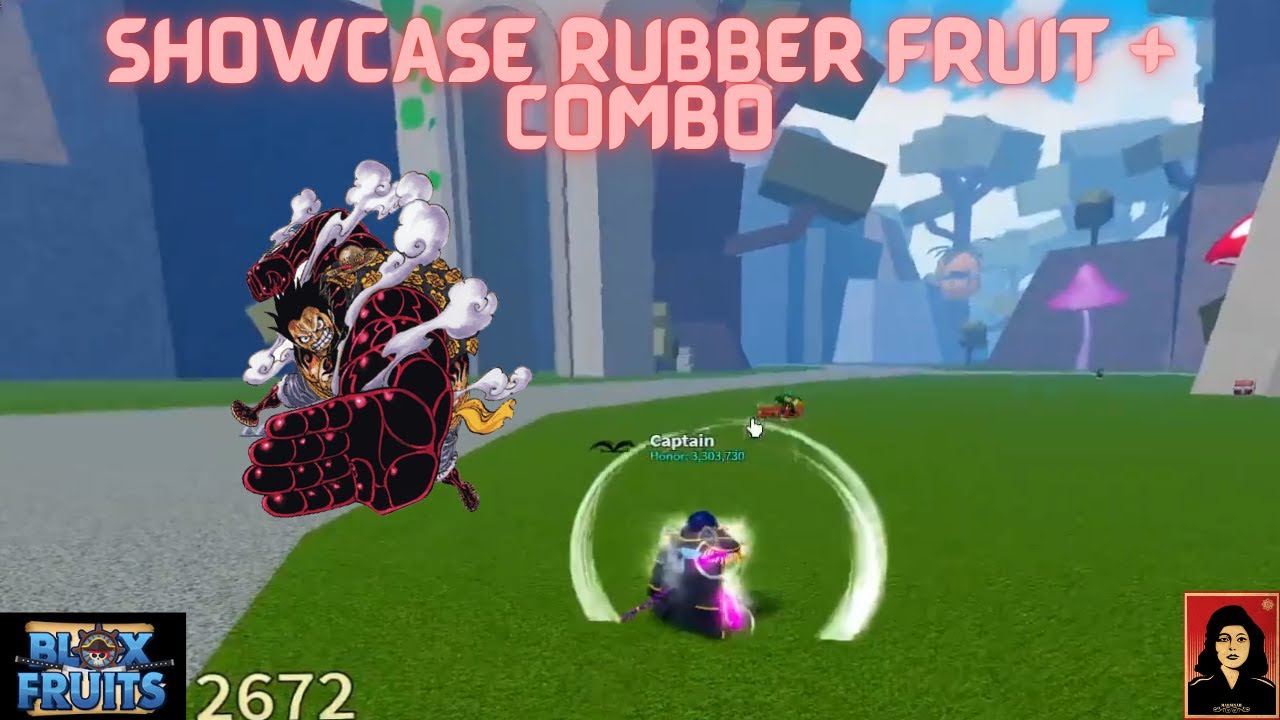 SHOWCASE BUAH RUBBER + COMBO UPDATE 17.3 BLOX FRUITS - YouTube
