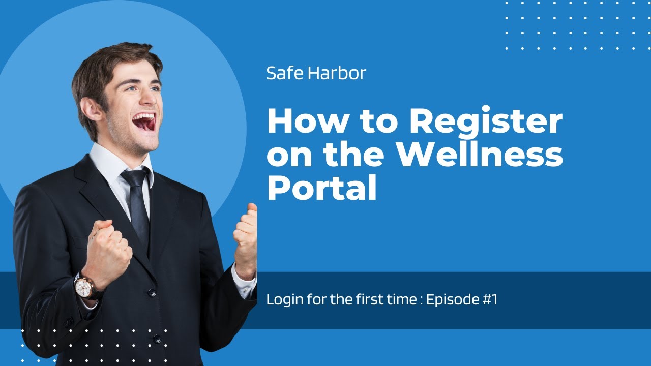 How to Register on the Wellness Portal - YouTube