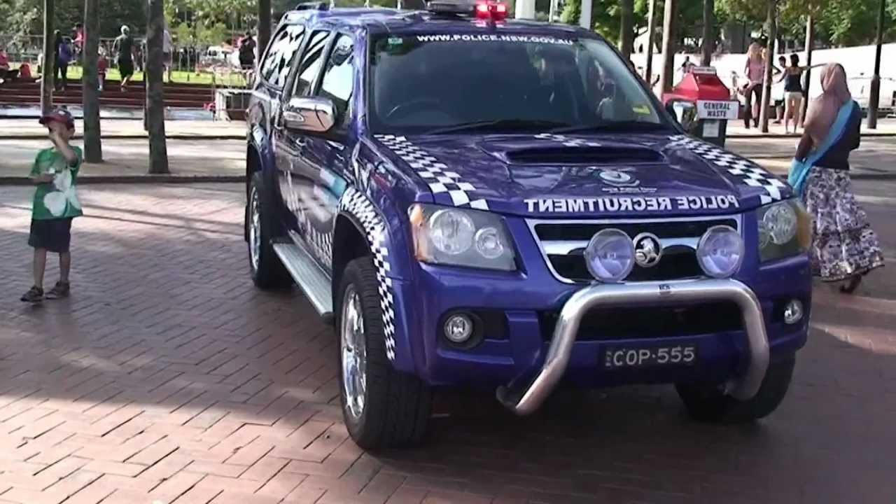 NSW Police Recruitment Vehicle - YouTube