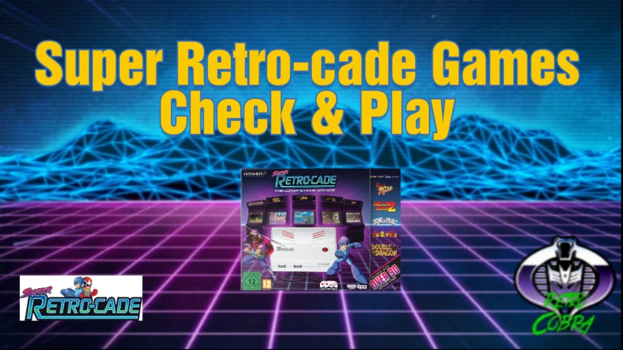 Super Retro-cade Games - Check & Play Teil 1 - YouTube