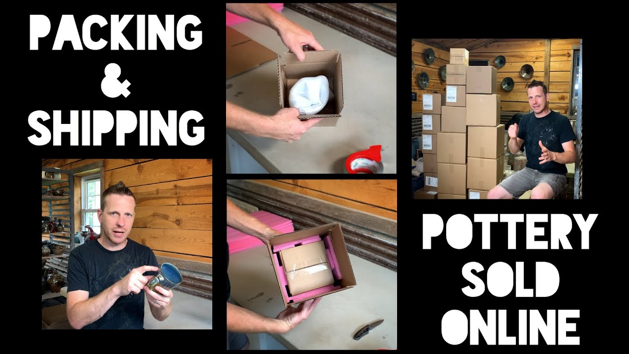 Packing and Shipping Pottery Sold Online - YouTube