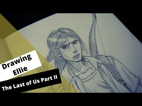 Drawing Ellie from The Last of US Part 2 - YouTube