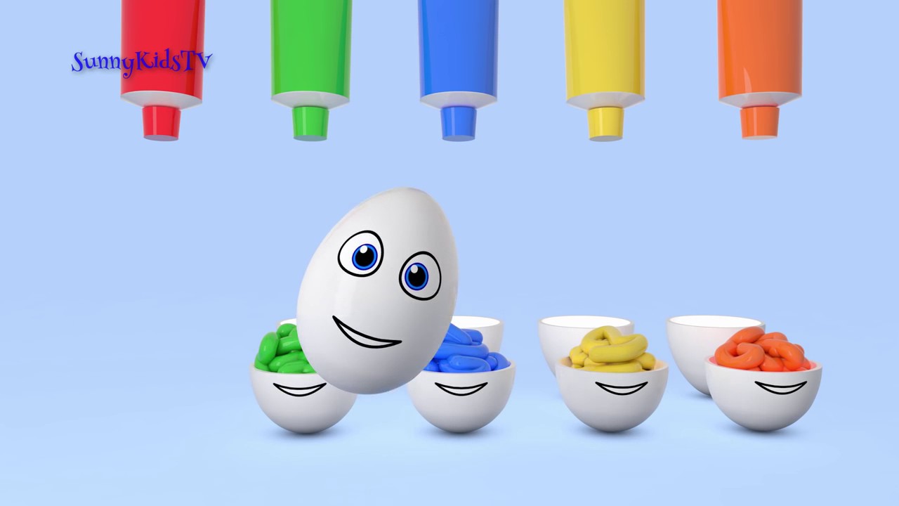 Learn colors Surprise eggs 3D Cartoons for children Video for kids ...