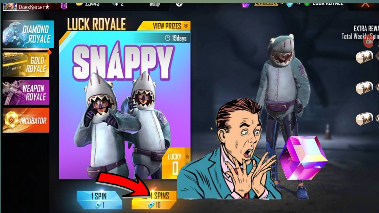 #free firelive#Level2Gamer#djalokgiveaway# New Diamond Royale|Got ...