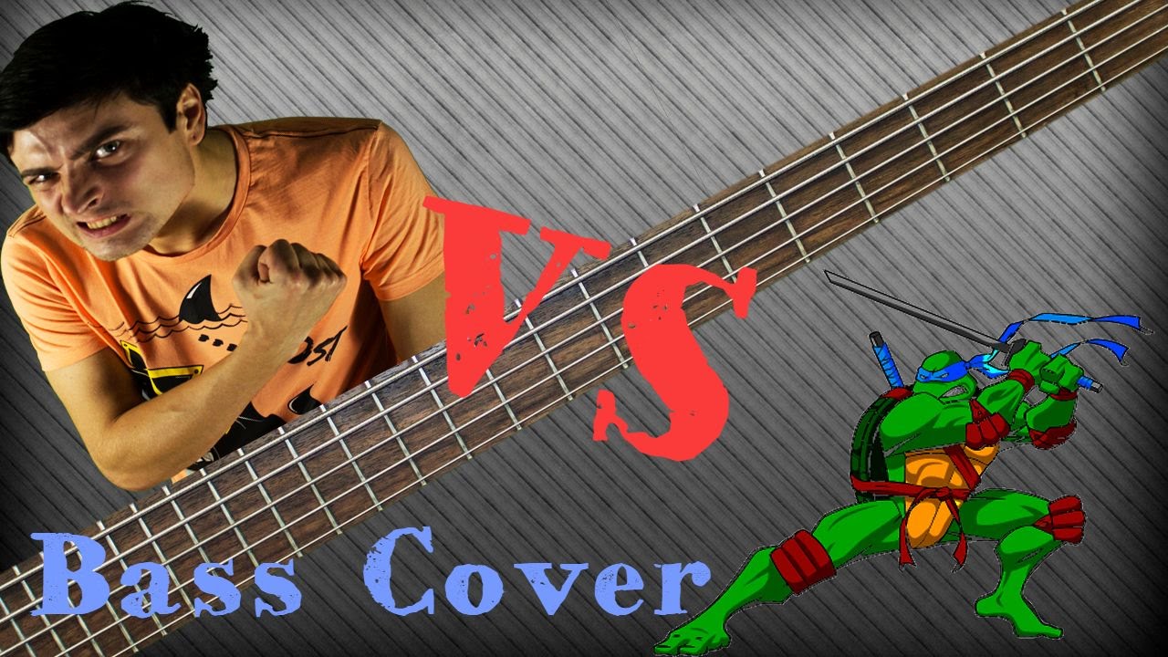 Teenage Mutant Ninja Turtles (8-bit bass cover) - YouTube