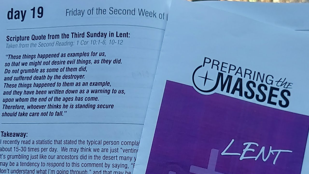 Friday of the second week of Lent - YouTube