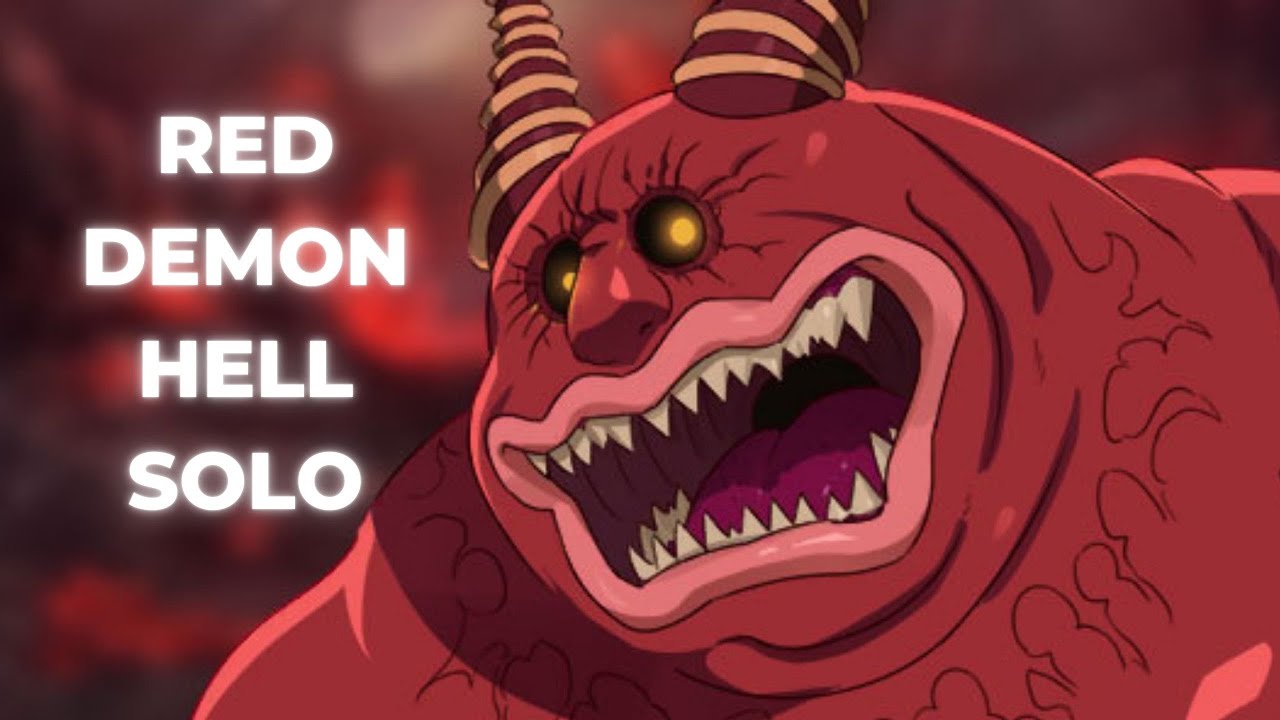 The Seven Deadly Sins Grand Cross - Red Demon Hell Solo - YouTube