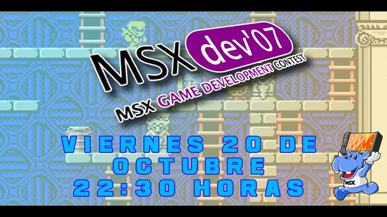 Los videojuegos de MSXdev'07 - MSX homebrew (I) - YouTube