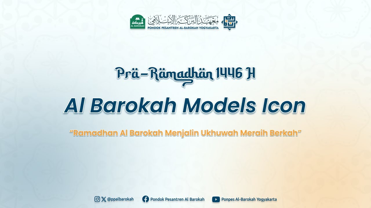 🔴[LIVE] LOMBA AL-BAROKAH MODELS ICON - PRA RAMADHAN 1446 H - YouTube