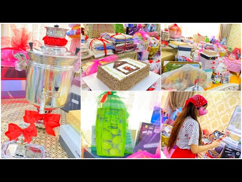 Cehizlik Vlogu😍Ceyiz Vlogum♥️ Cehiz bəzədik🥰Ev bəzəyi♥️Gəlin Cəhizi😊Cehiz bəzəkli tortum😋