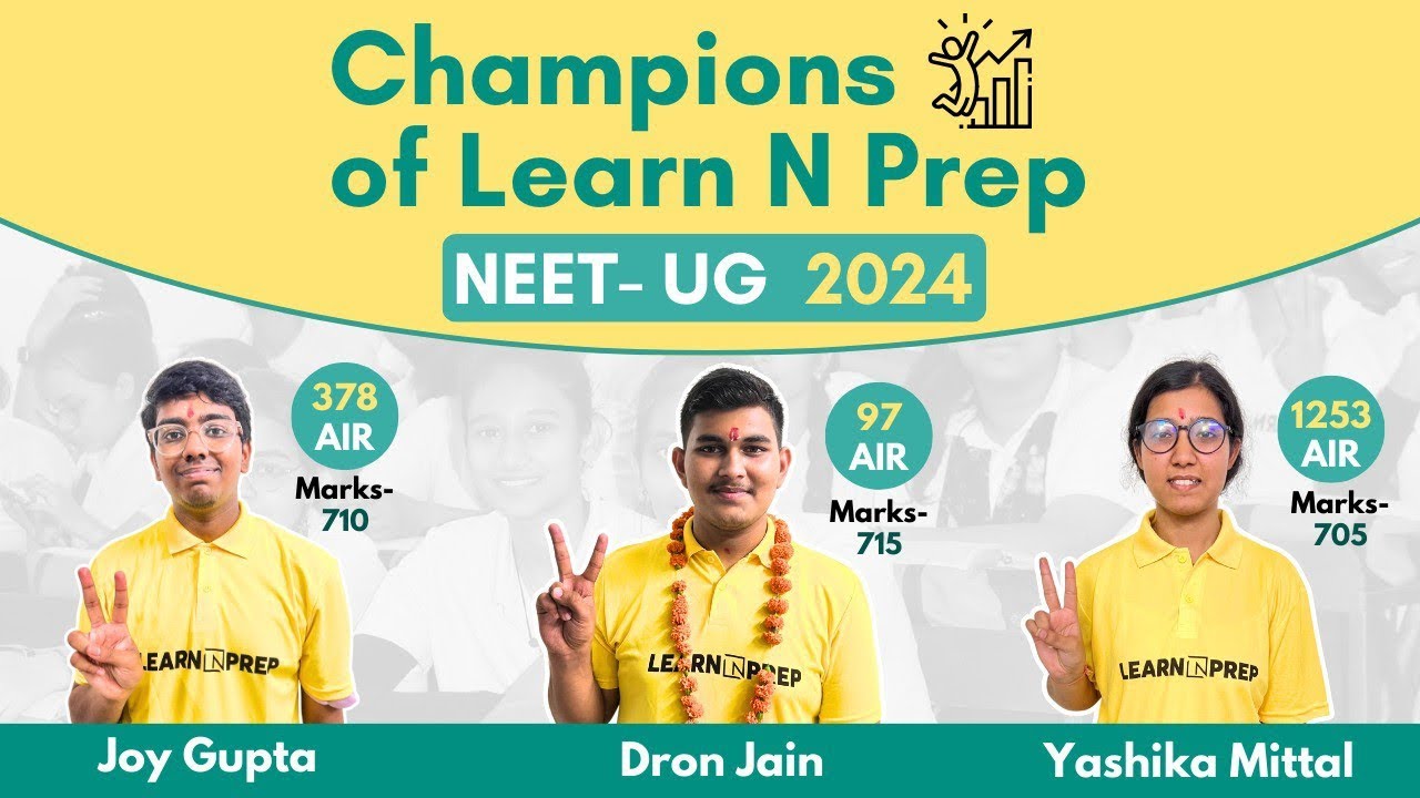 Celebrating NEET 2024 Top Achievers: Dron Jain, Joy Gupta, and Yashika ...