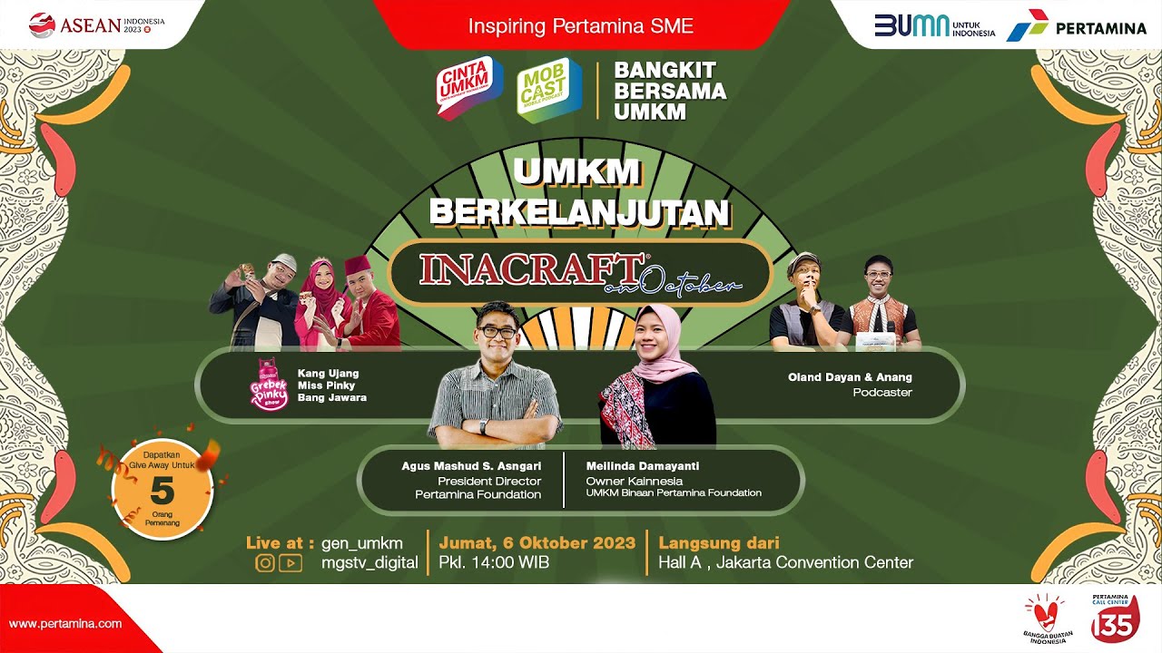 GEN UMKM : MOBCAST CINTA UMKM - UMKM BERKELANJUTAN INACRAFT on Oktober ...
