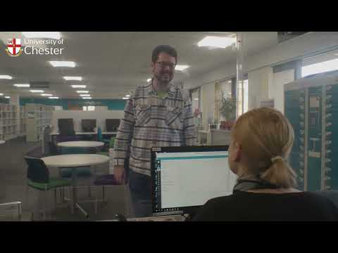 Explore the Queen's Park Library at the University of Chester