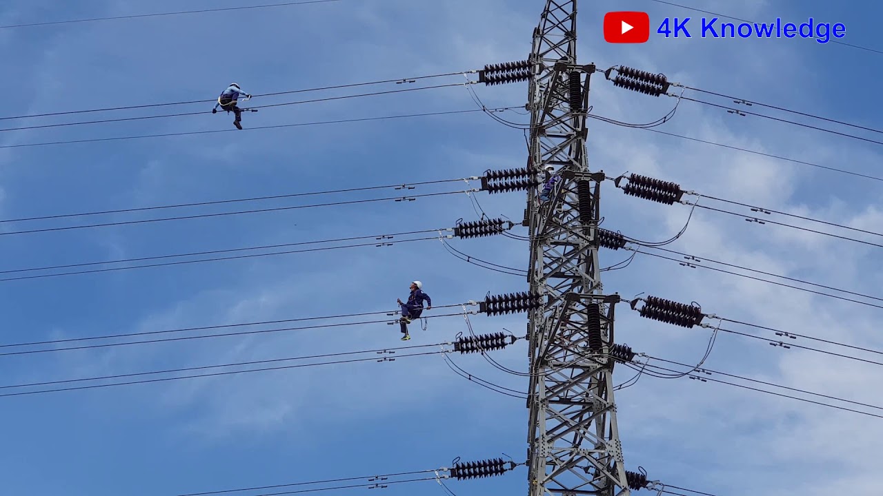 Moving Vibration Damper of Transmission Line (High Voltage) - YouTube