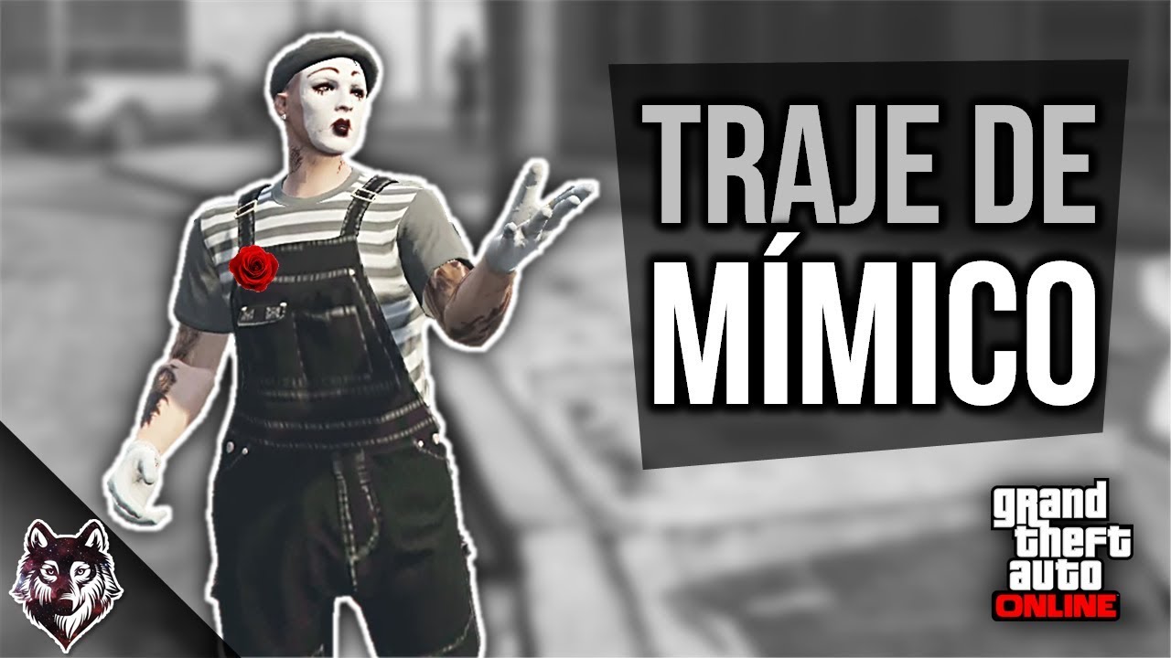 COMO FAZER TRAJE DE MÍMICO!!! (GTA Online) - YouTube