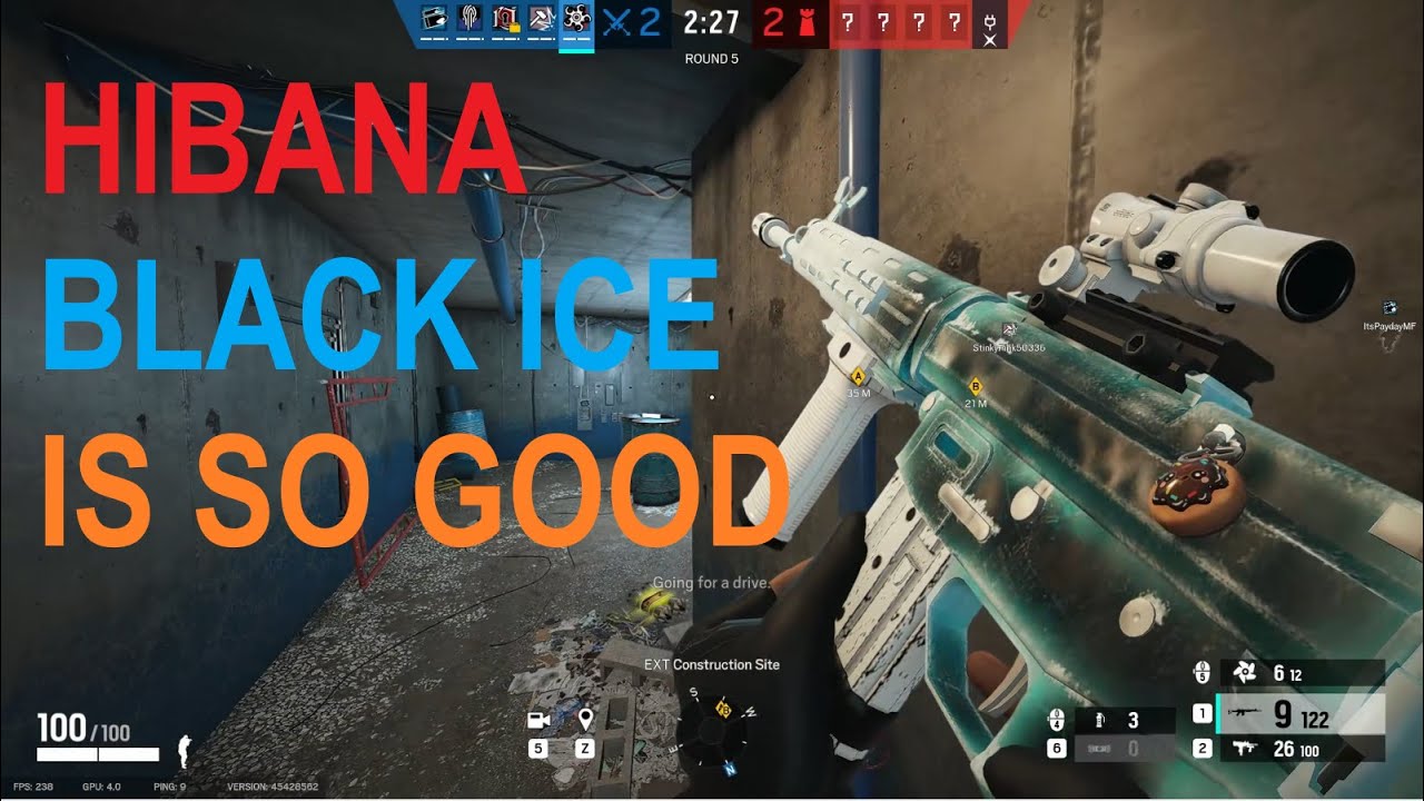 Hibana BLACK ICE is AWESOME in Rainbow Six Siege - YouTube