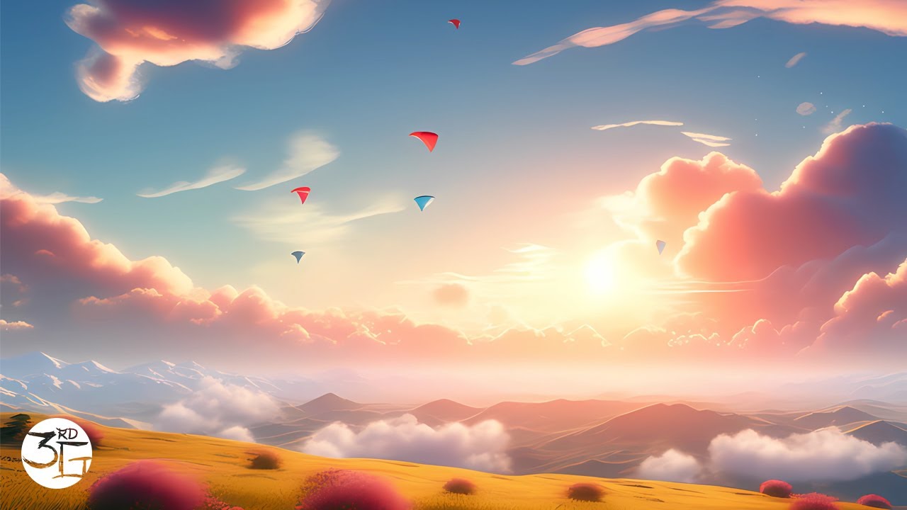 Feel As Light As A Kite [ relax music ] breath the purest air - YouTube