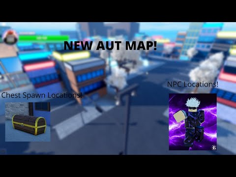 New AUT Map - showing chest spawns and npc's - YouTube