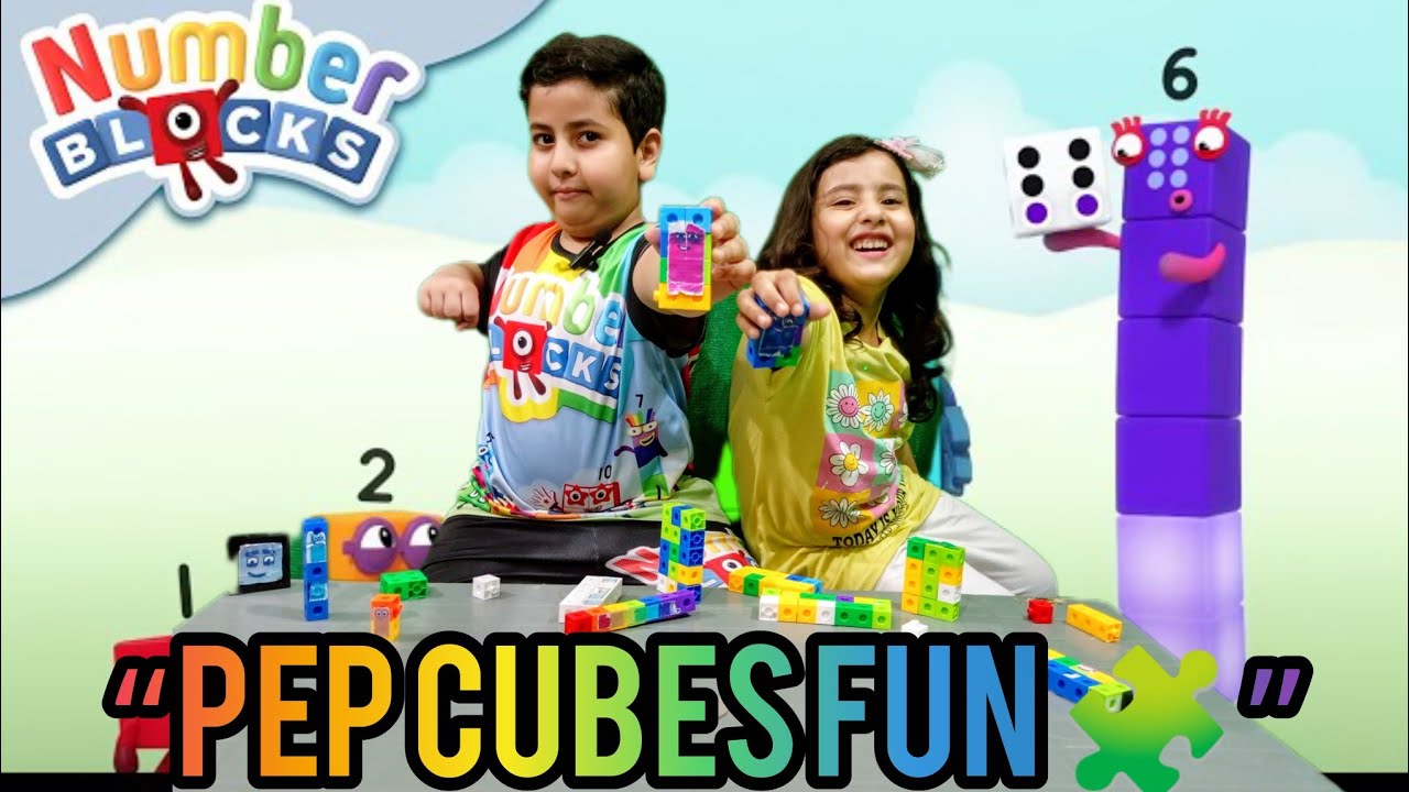“Numberblocks 0–10 with Pep Cubes | Abdul Moiz & Anaya Ki Fun Learning ...