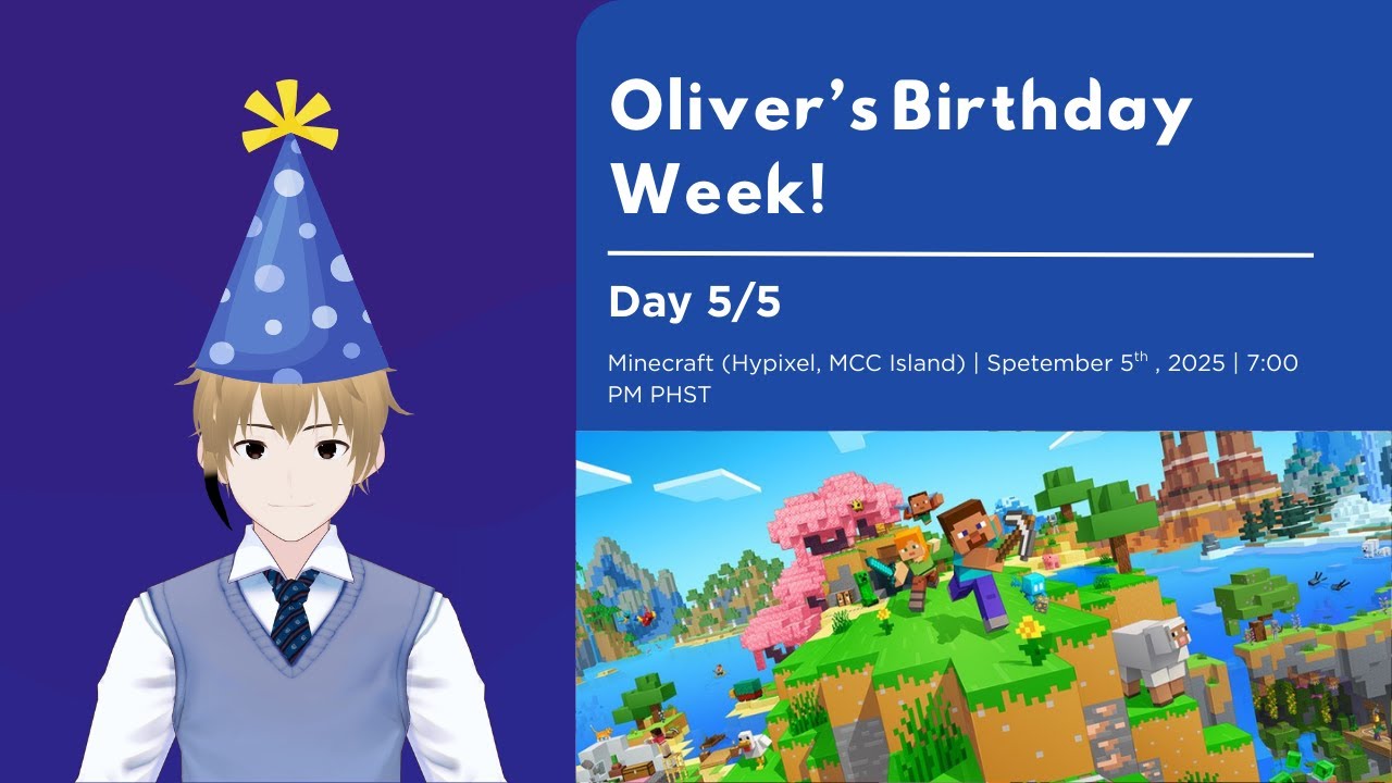 Oliver’s Birthday Week! - Day 5 [Minecraft] - YouTube