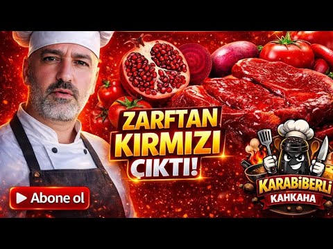 Yemek Challenge! 🔴 Kırmızı Renk Çıktı | Nar Ekşili Antrikot Yaptım#tarif #keşfet #fypシ #food #fyp