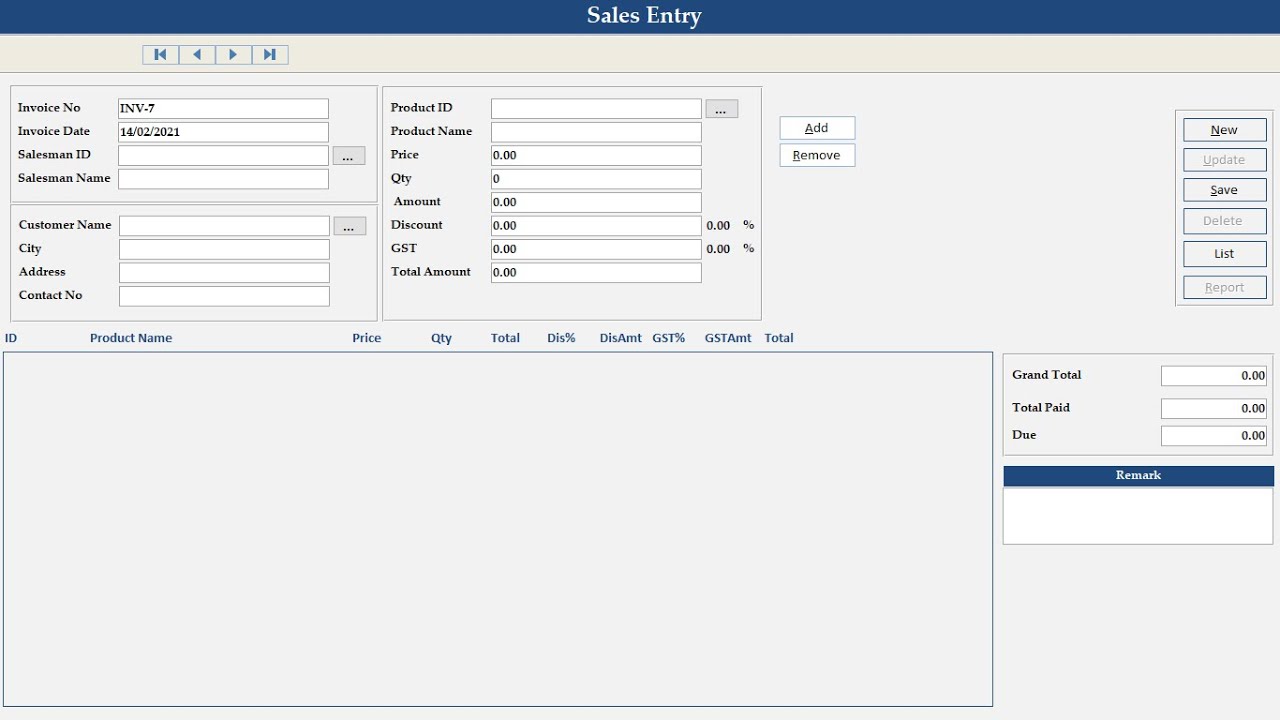 Professional Inventory Management Point of Sales Software in MS Access ...