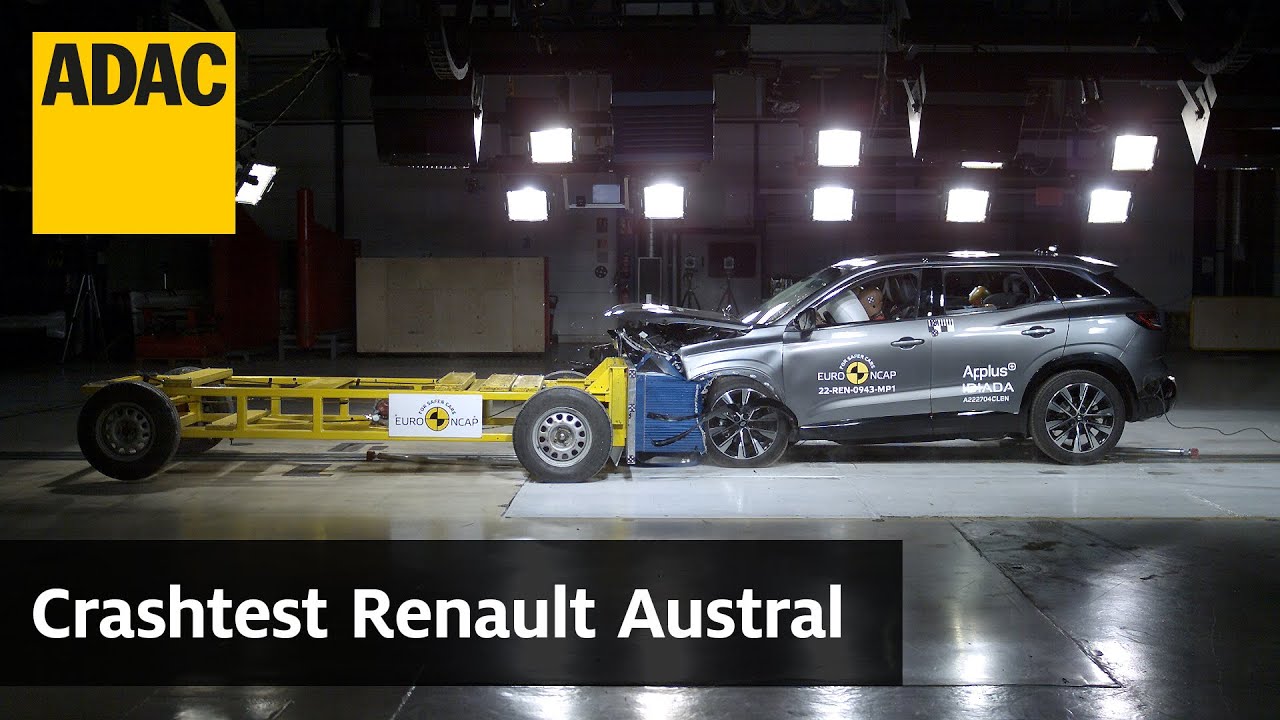 Renault Austral im Crashtest | ADAC & Euro NCAP - YouTube