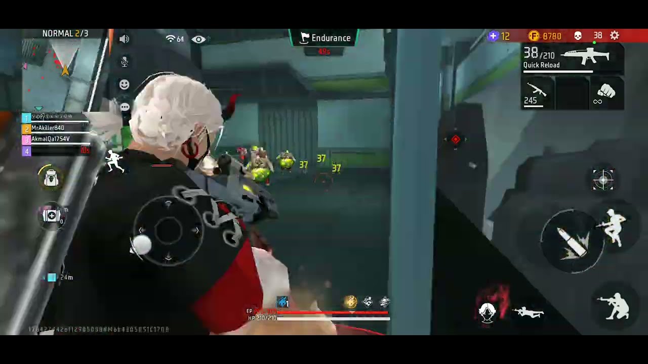 ff zombie hunt new gameplay 💐 normal mode bone breaking gaming free ...