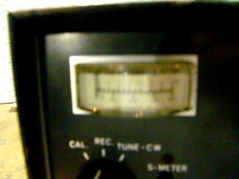 Swan 270B LIstening To 80 Meter CW - YouTube