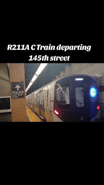 R211A C train departing 145th Street #r211 #mta #mtasubway #mtatransit - YouTube