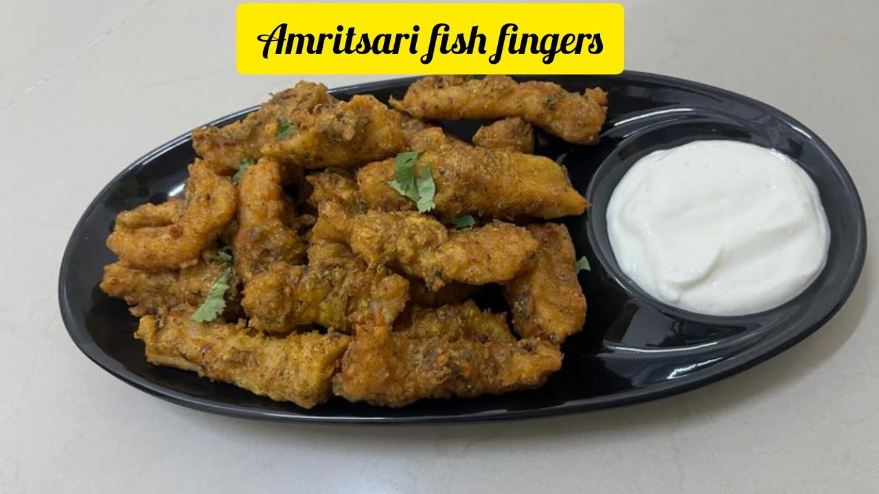 Amritsari fish fingers/अमरीतसरी फशि फरई / Restaurant style /seafood ...