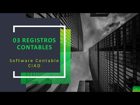03 Registros Contables Software Contable CIAD - YouTube