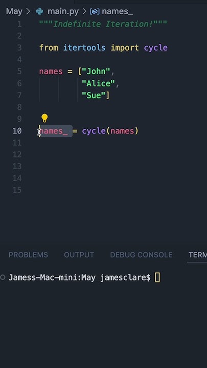 Python 3 Indefinite Iteration With Itertools Python3 Coding Programming Youtube