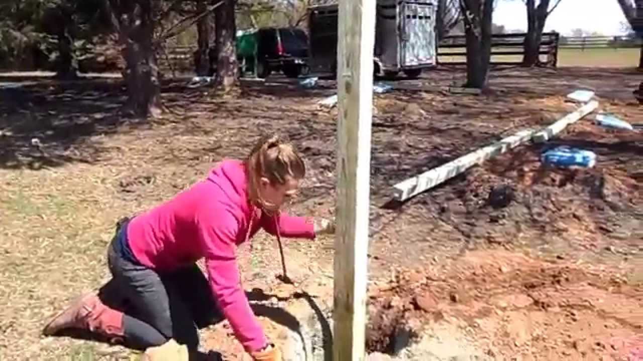 building new kangaroo enclosure - YouTube