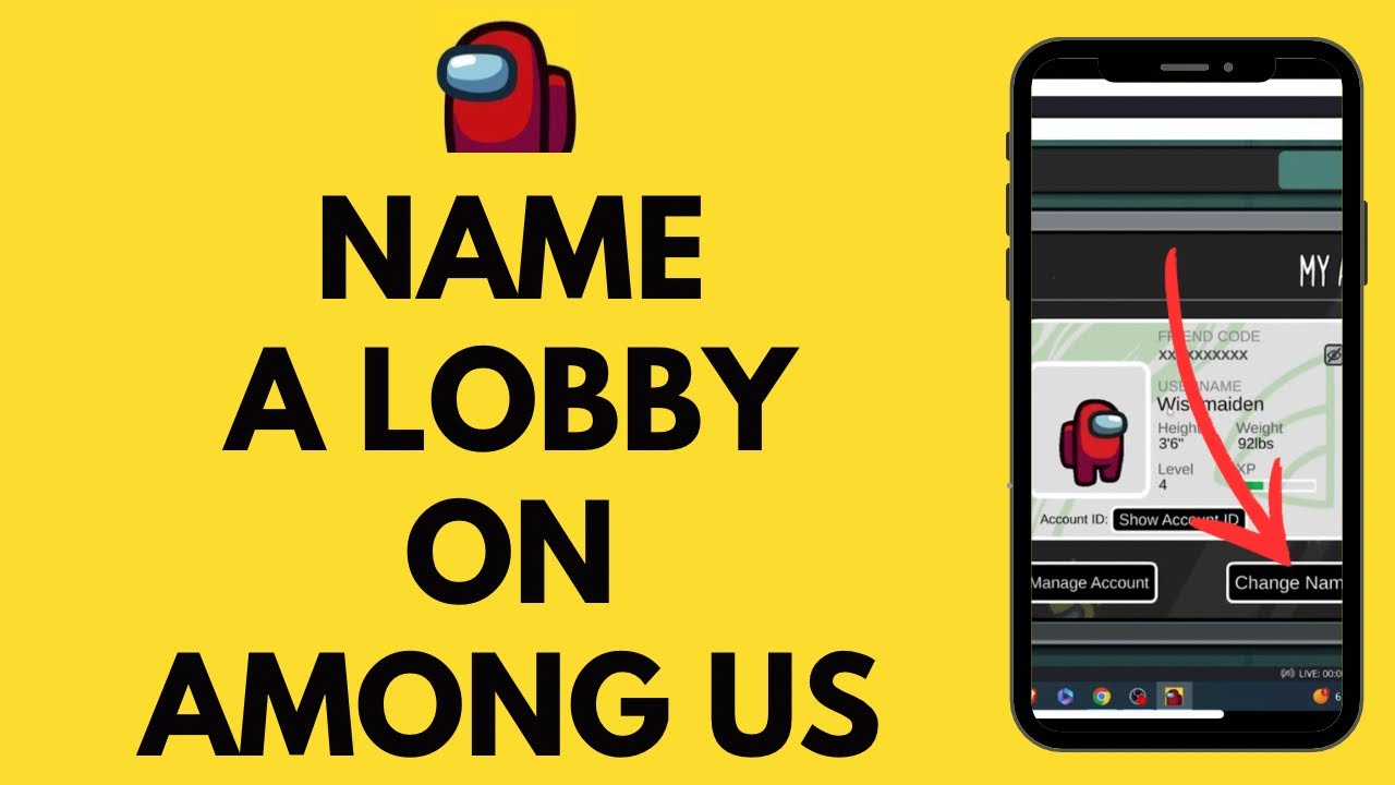 How to Name a Lobby on Among Us (EASY!) - YouTube
