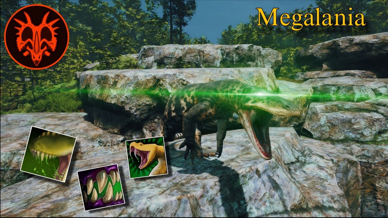 Path of Titans: |Megalanial| The King of Monitor Lizards! Fight ...
