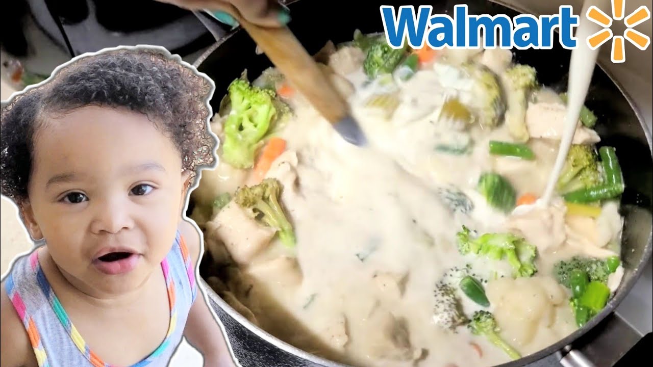 Shop With Us at Walmart To Make Keto Crustless Chicken Pot Pie😋 - YouTube