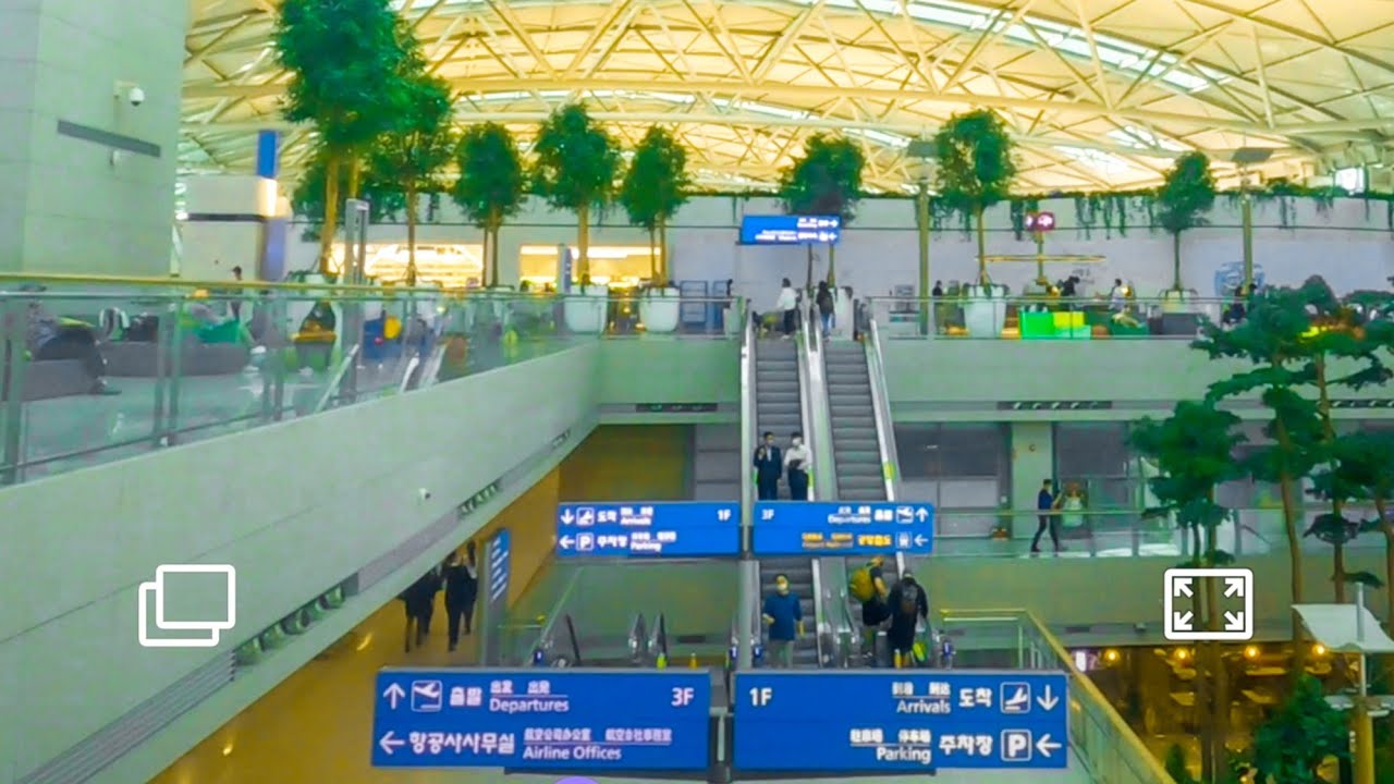 Incheon international airport terminal 1 - YouTube