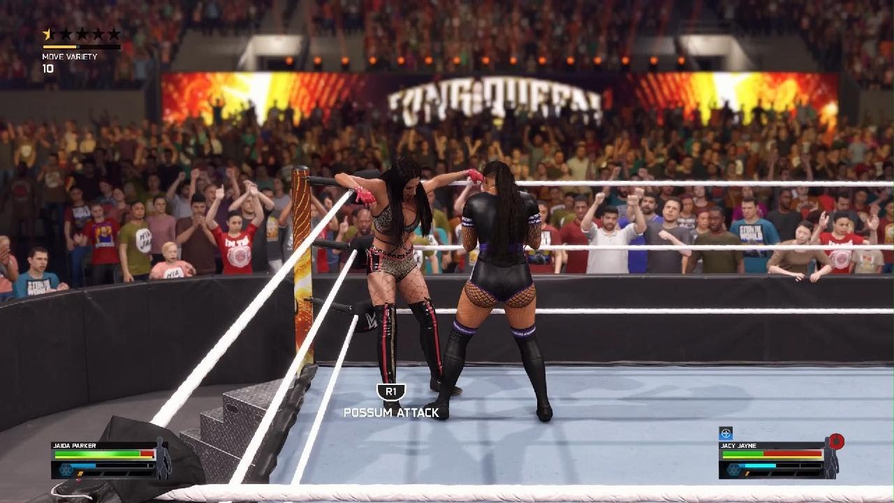 Jaida Parker vs Jacy Jayne queen of the ring semi finals - YouTube