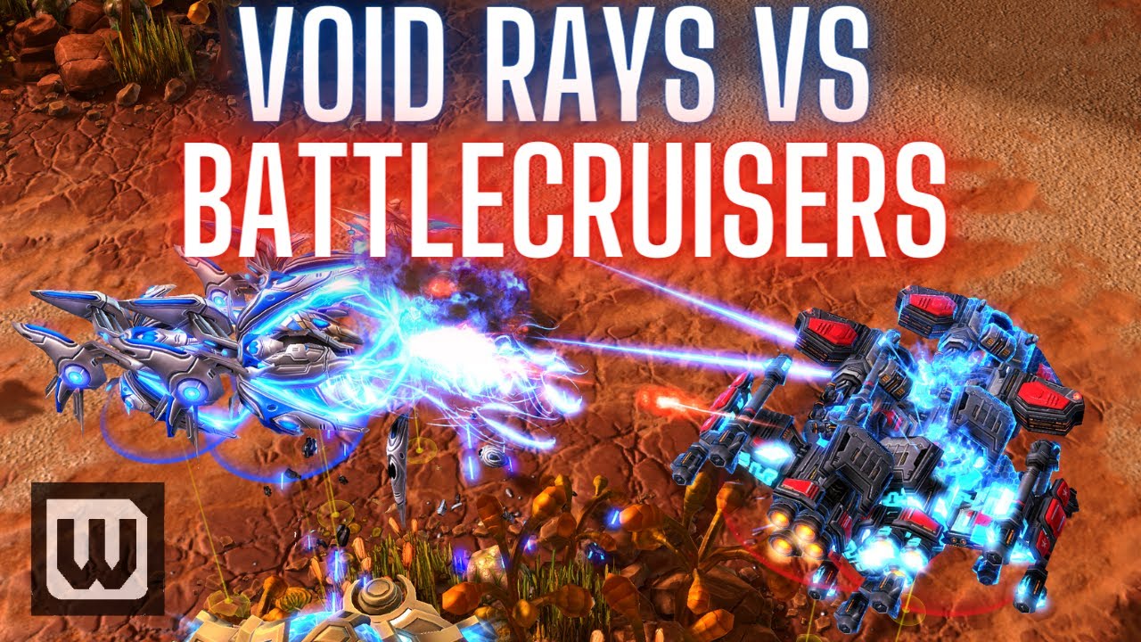 Starcraft 2: VOID RAYS vs BATTLECRUISERS! (Neeb vs Special) - YouTube