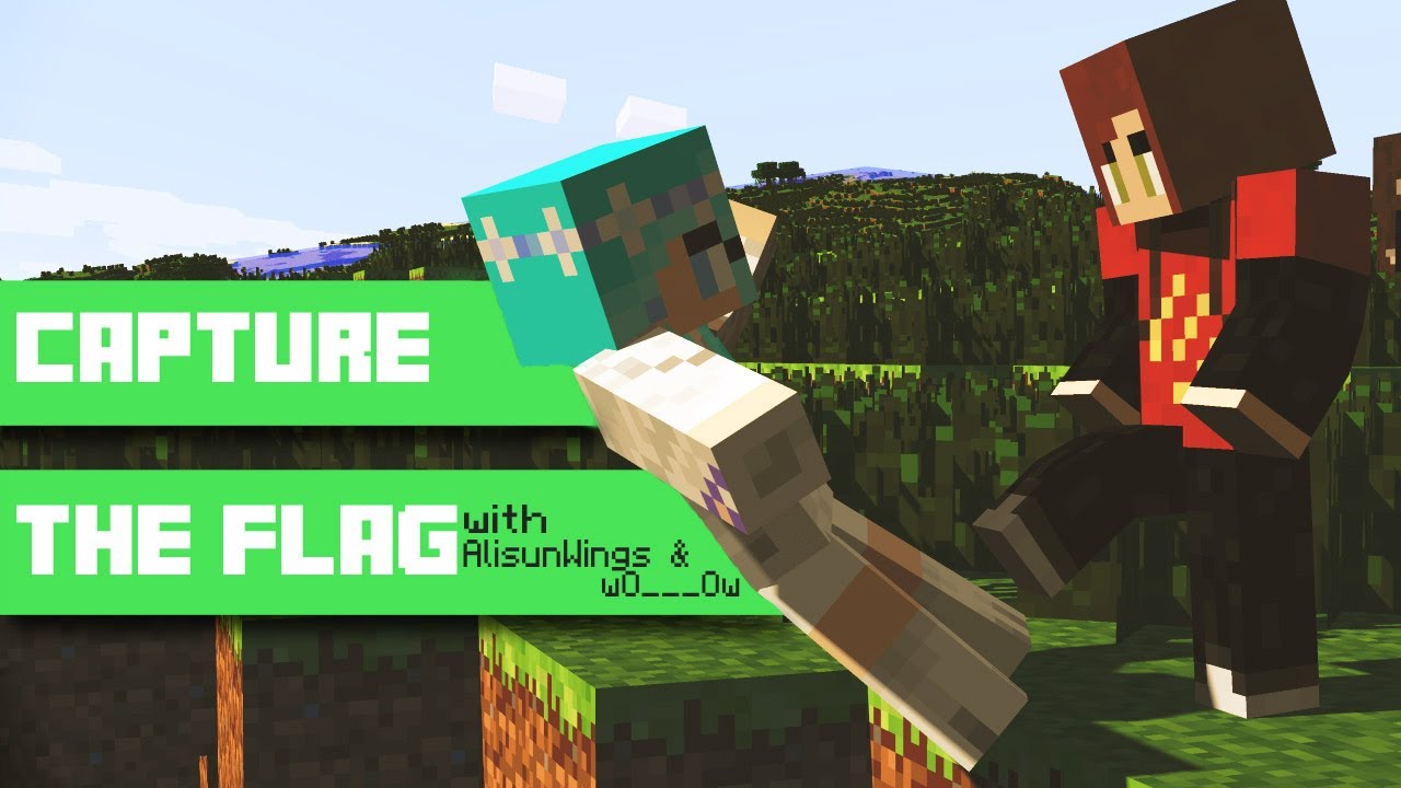 Minecraft Capture the Flag - YouTube
